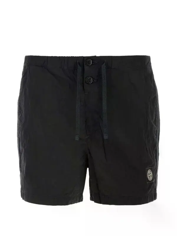 Stone Island Logo-patch Drawstring Swim Shorts