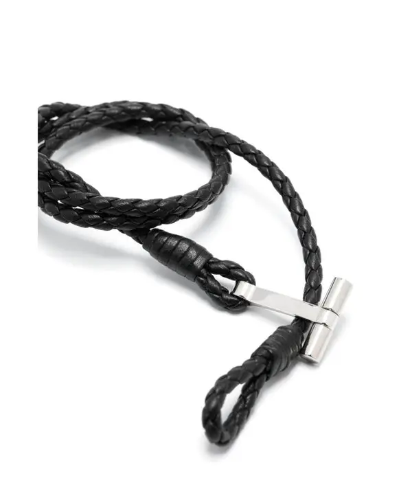 TOM FORD Braided Leather Necklace