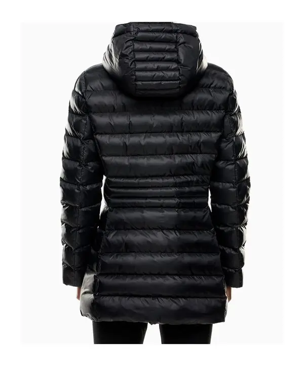 EA7 Quilted Hooded Jacket