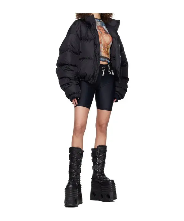 Vetements X New Rock Collaboration Platform Tower Mid-calf Boots