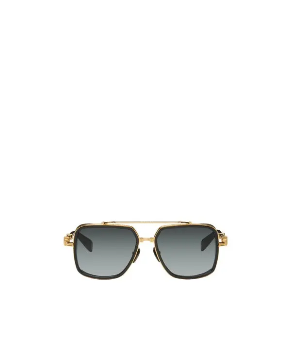 Balmain Logo Sunglasses - Gray