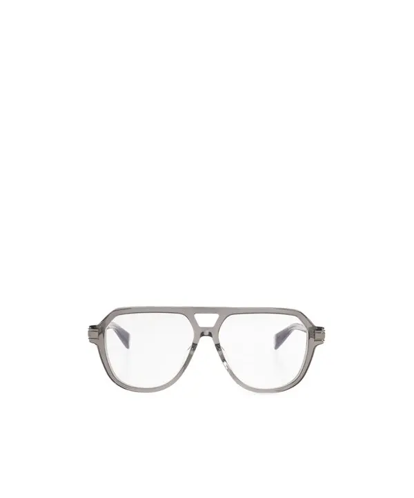 Balmain Pilot-frame Glasses - Grey