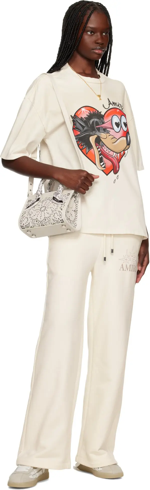 Amiri Bandana Micro Triangle Handbag