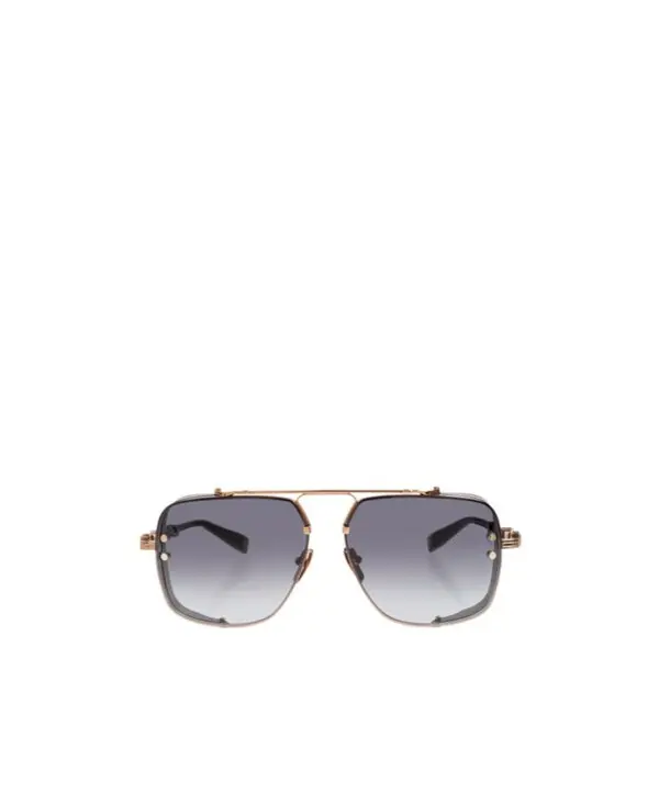 Balmain Geometric Frame Sunglasses