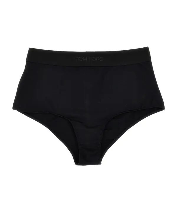 TOM FORD High Waist Briefs - Black