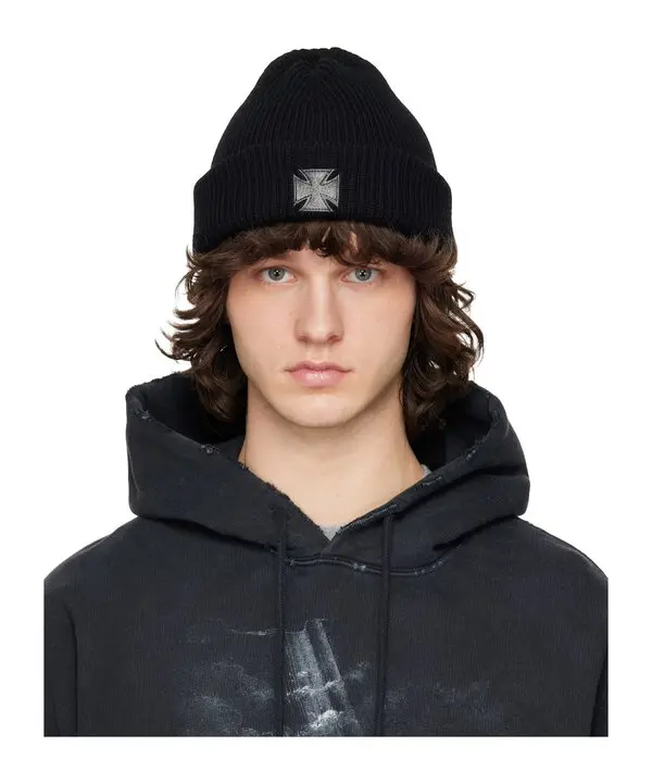 Vetements Logo Wool Blend Knit Cap