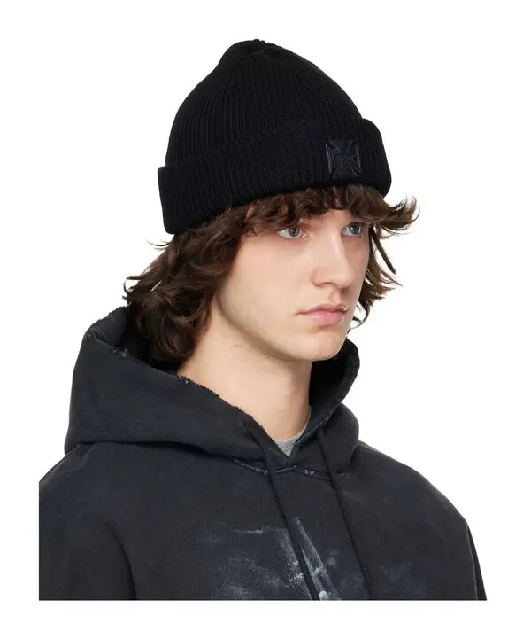 Vetements Logo Wool Blend Knit Cap
