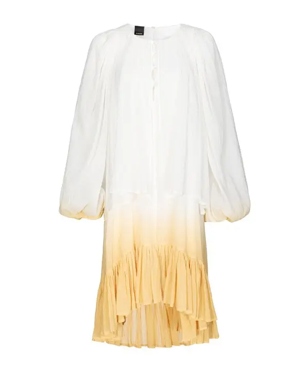 Pinko Gradient Two-tone Effect Mini Dress - White