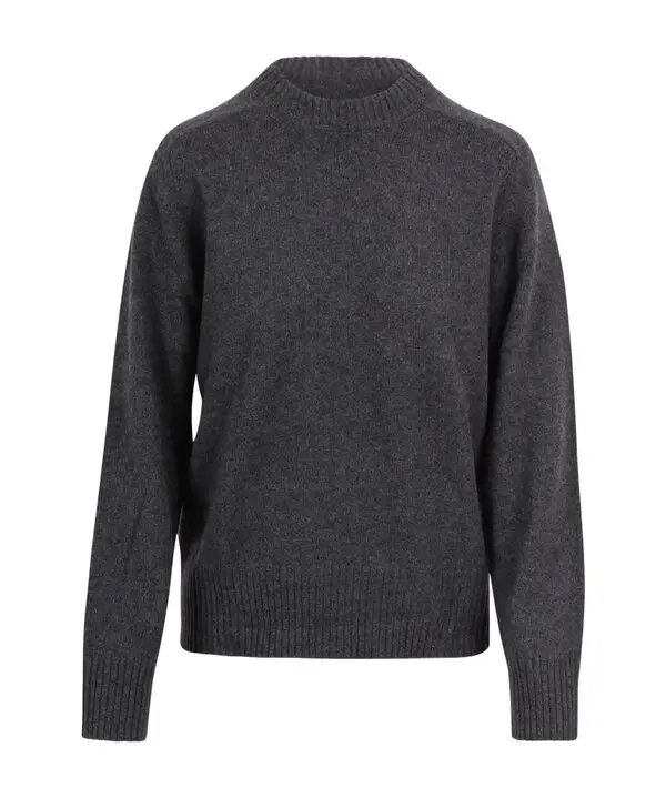 LOULOU STUDIO Short High-neck Sweater - Black