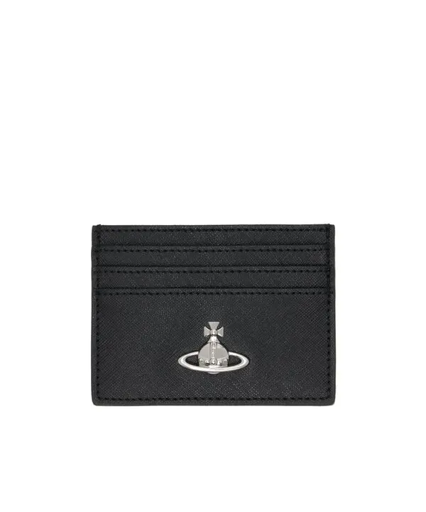 VIVIENNE WESTWOOD Orb Plaque Card Holder - Black