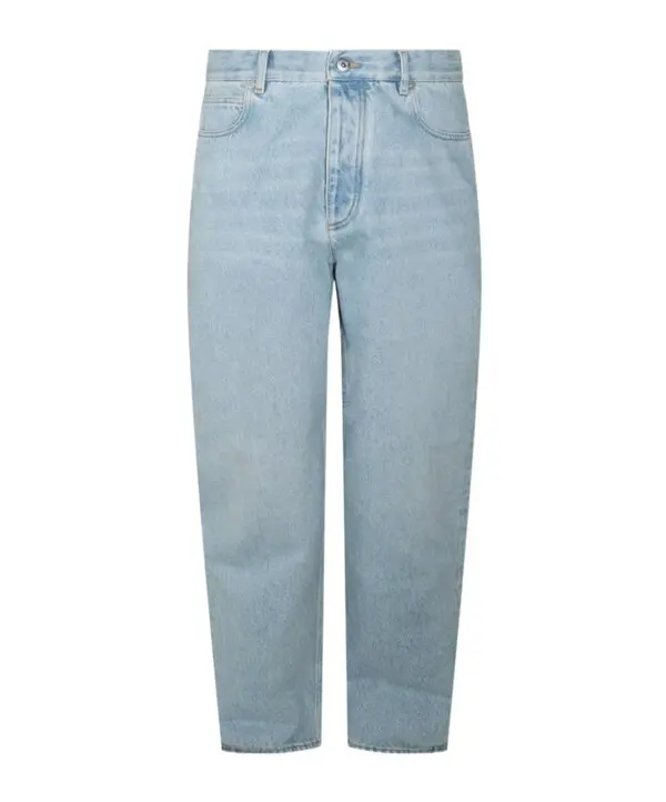 Bottega Veneta Wide-leg Jeans In Sky-bleached Denim