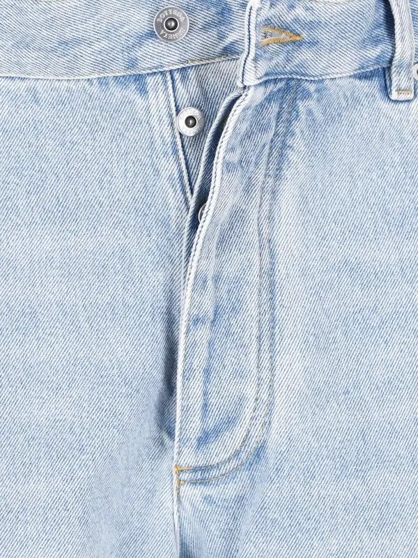 Bottega Veneta Wide-leg Jeans In Sky-bleached Denim