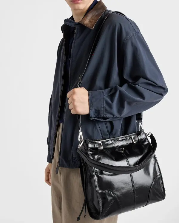 Prada Bonnie Leather Shoulder Bag