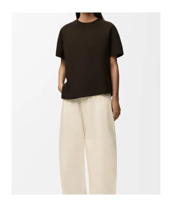 Loewe Asymmetrical T-shirt In Cotton Blend