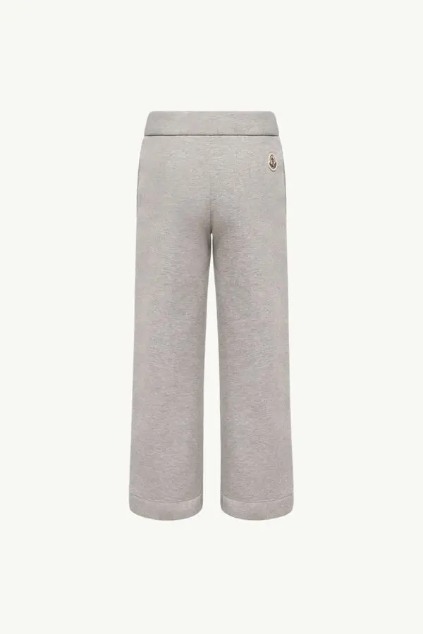 Moncler Cotton Fleece Trimmed Sweatpants
