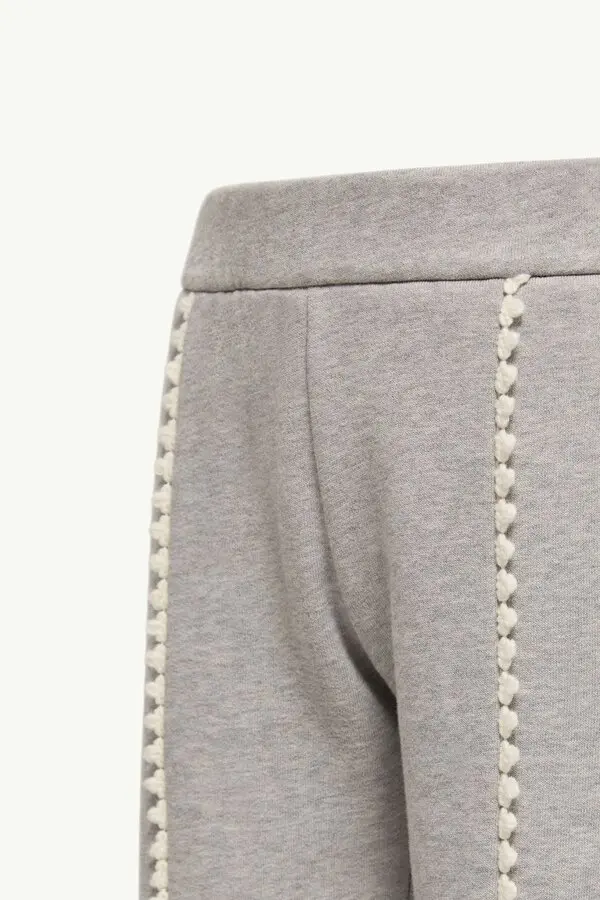 Moncler Cotton Fleece Trimmed Sweatpants