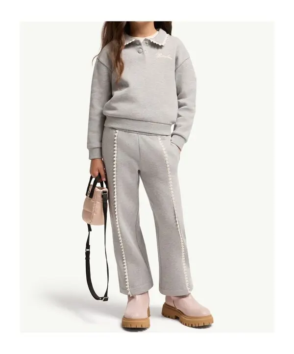 Moncler Cotton Fleece Trimmed Sweatpants