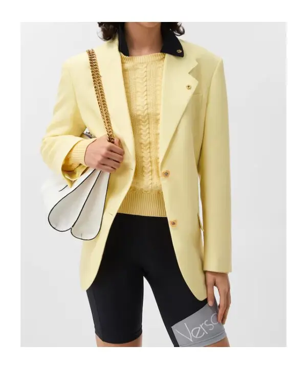 Versace Medusa-button Single-breasted Blazer