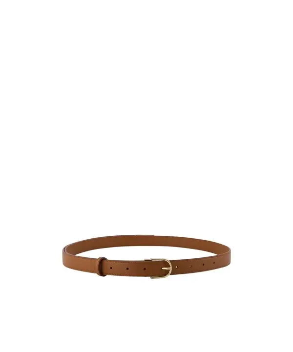 Victoria Beckham Dorian B Buckle Belt - Brown