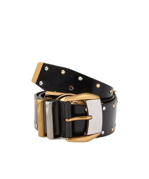 Versace Studded Leather Belt