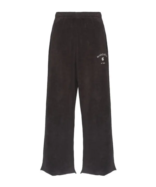 MAISON MARGIELA Brushed Fleece Sweatpants - Anthracite