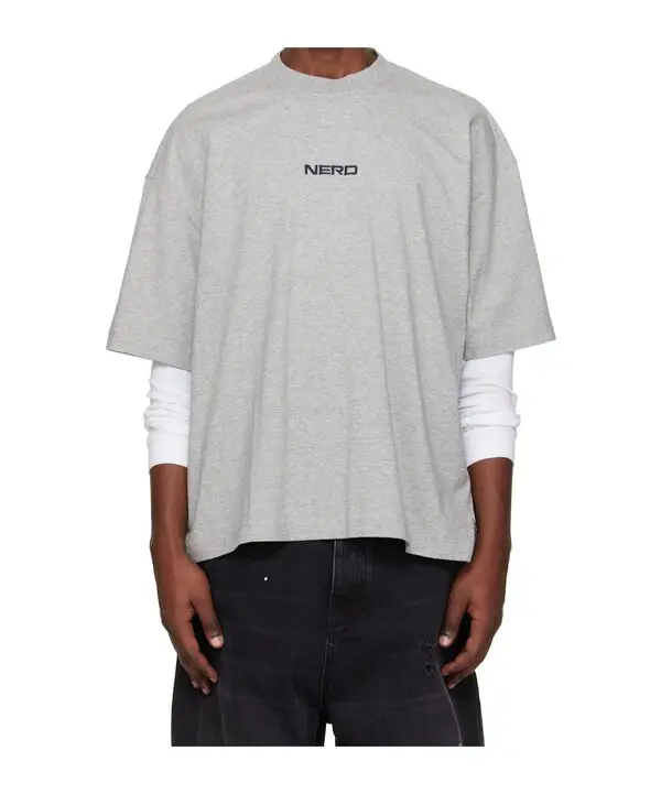 Vetements Nerd Crew Neck T-shirt - Grey