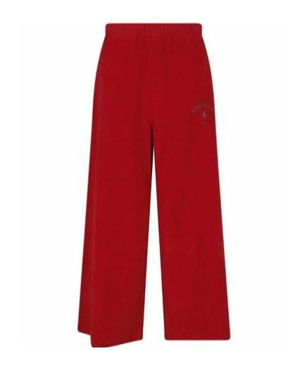 MAISON MARGIELA Brushed Fleece Sweatpants - Red