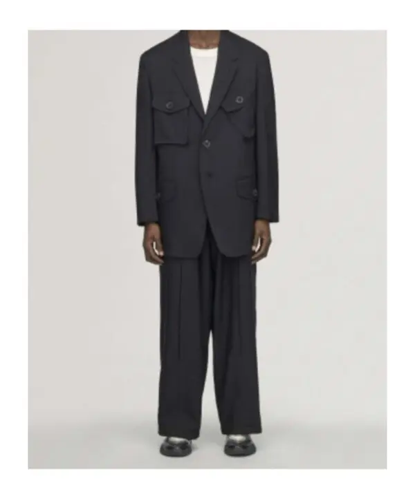 Y3 Sport Uniform Box Pleated Pants