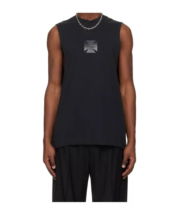 Vetements Crew Neck Sports Vest - Black