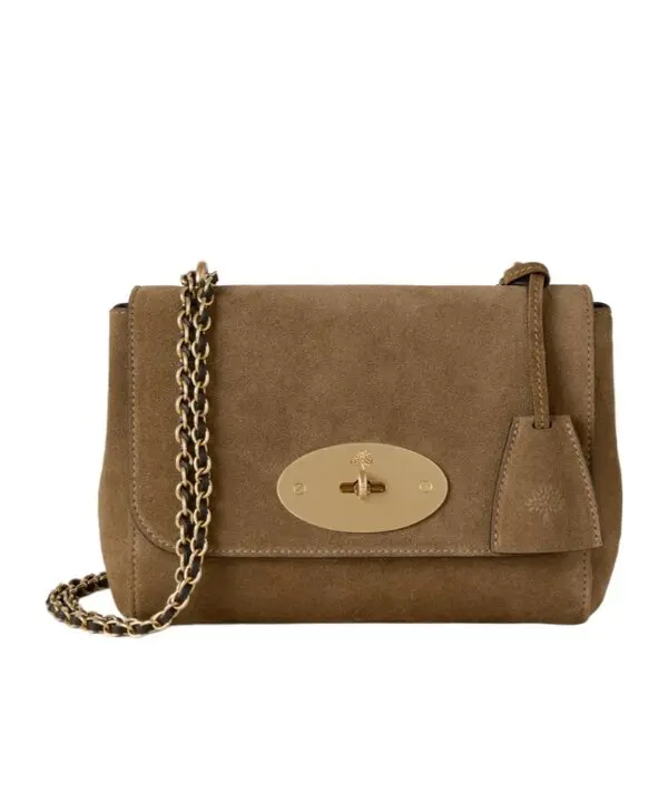 Mulberry Lily Salcombe Suede Shoulder Bag