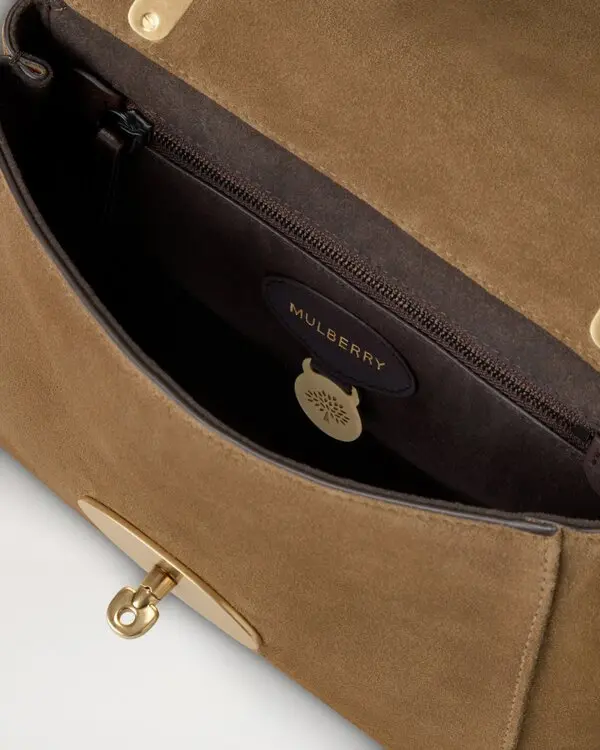 Mulberry Lily Salcombe Suede Shoulder Bag