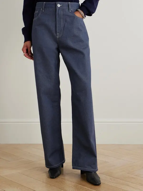 RÓHE Wide-leg Jeans With Button Closure - No