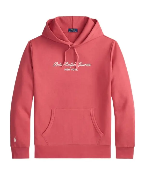Ralph Lauren Logo Fleece Hoodie - Red