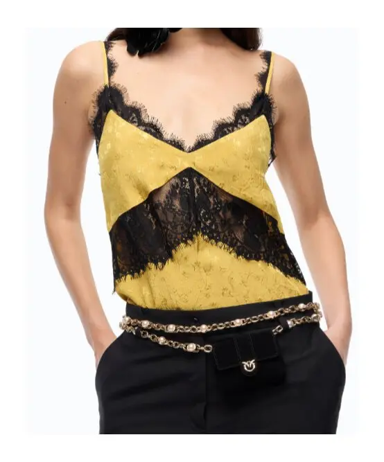 Pinko Lace Lingerie Top