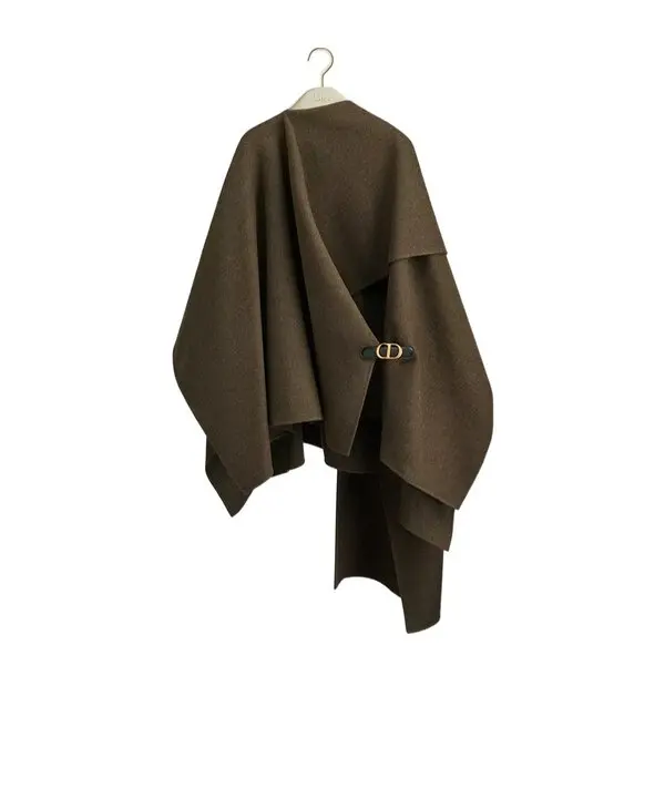 Dior Draped Cape - Green