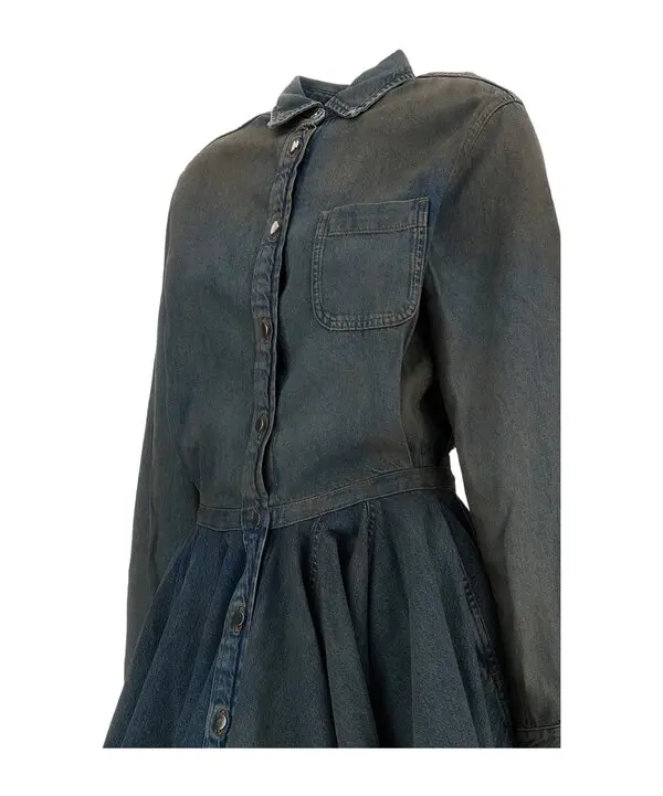 HAIKURE Shila Ziggy Denim Mini Dress