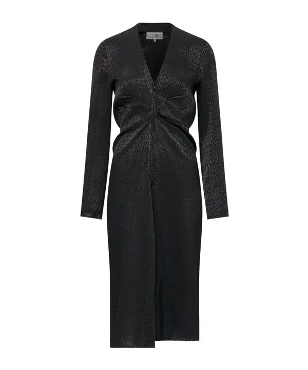 MAISON MARGIELA Jacquard Wrap Dress