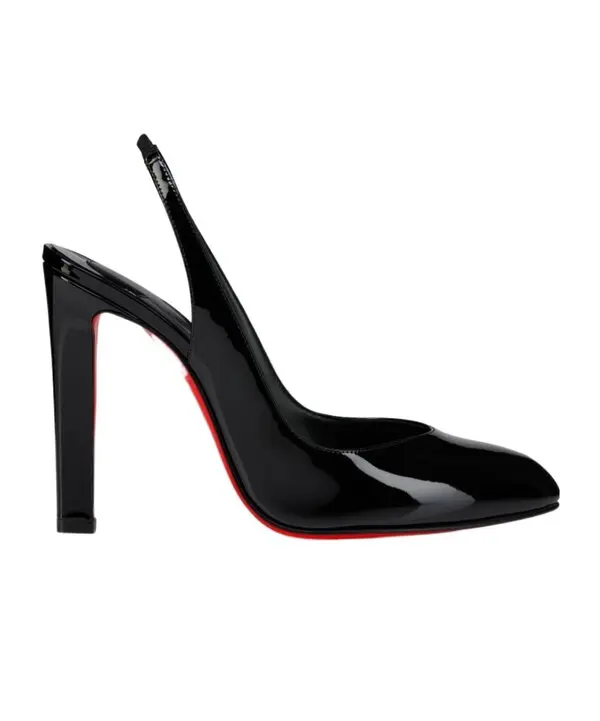 CHRISTIAN LOUBOUTIN Slingback Pumps With Almond Toe - Black
