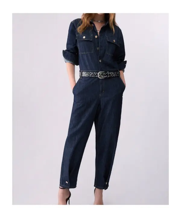 Liu Jo Long Denim Jumpsuit