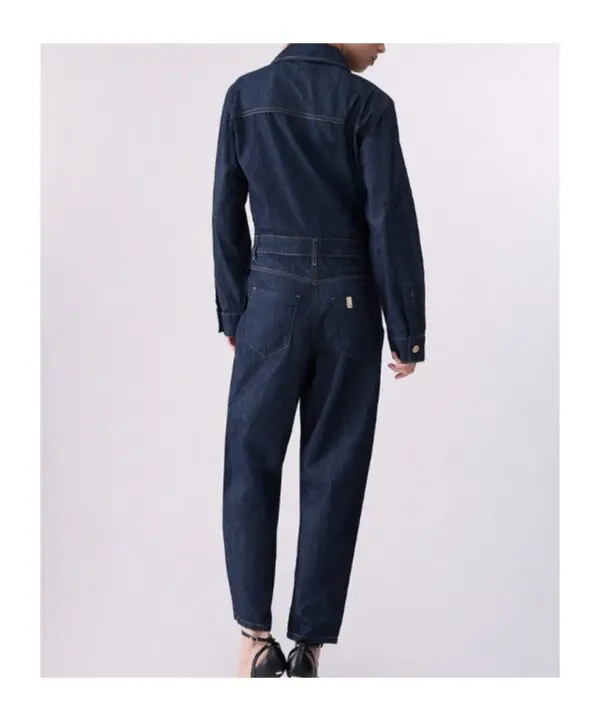 Liu Jo Long Denim Jumpsuit