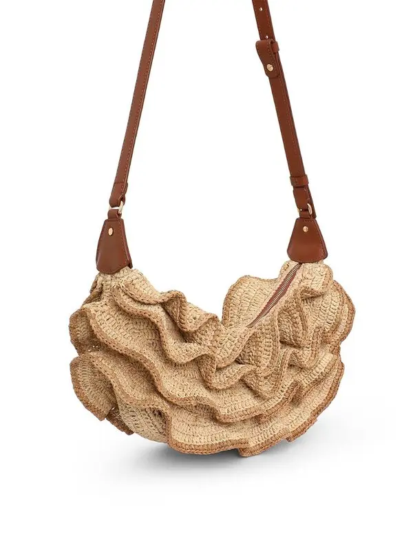 Zimmermann Ruffle Shoulder Bag