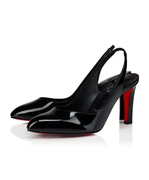 CHRISTIAN LOUBOUTIN Fannylove Slingback Pumps - Black