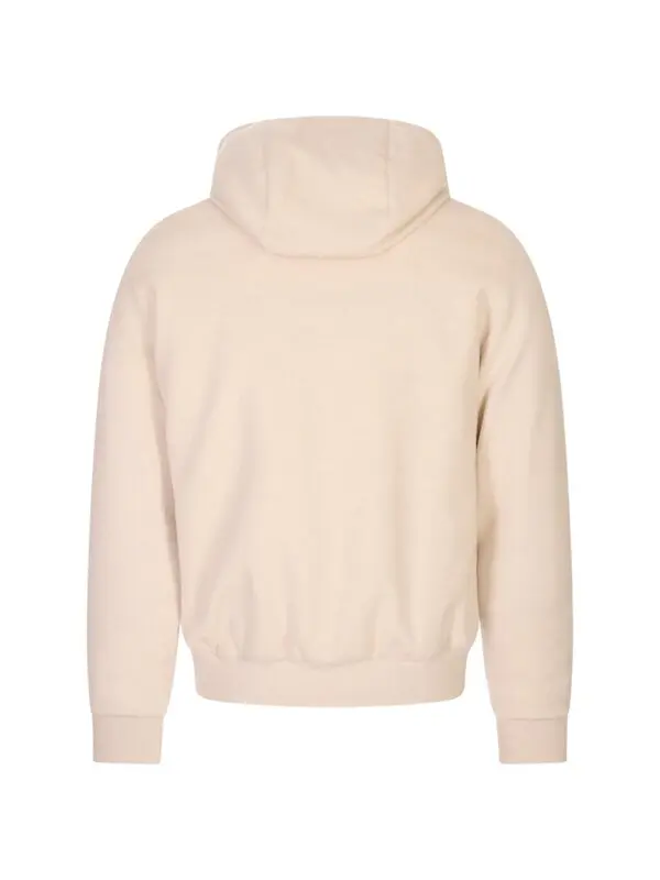 MOORER Zip-up Hooded Long-sleeve Jacket