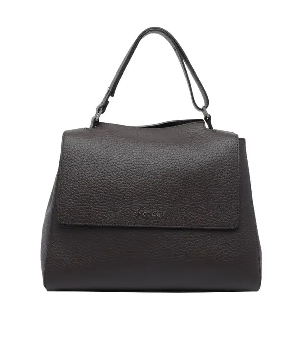 Orciani Sveva Top Handle Tote Bag - Black