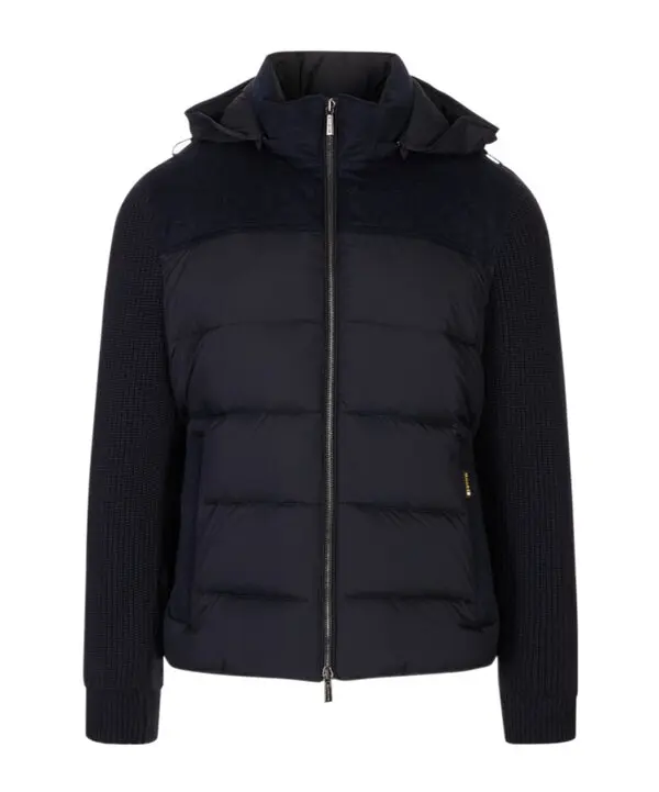 MOORER Panelled Hooded Jacket