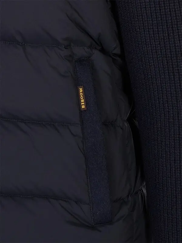 MOORER Panelled Hooded Jacket