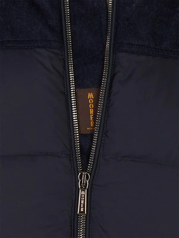 MOORER Panelled Hooded Jacket