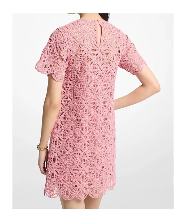 Michael Kors Crochet Cotton Mini Dress