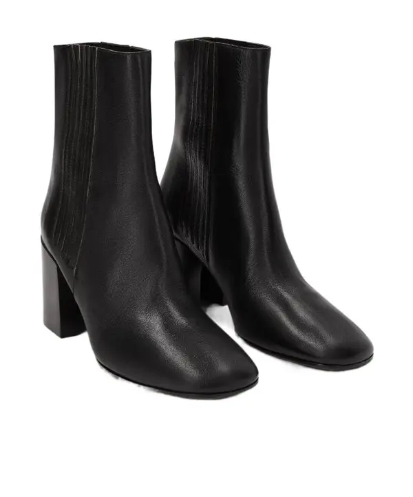 Dries Van Noten Heeled Leather Chelsea Boots