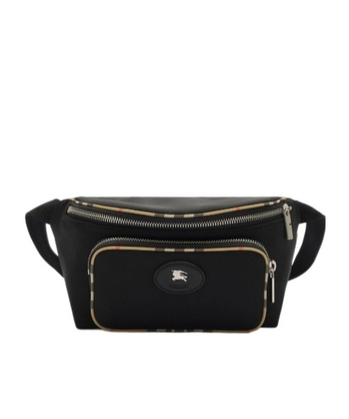 Burberry Check Trim Belt Bag - Black